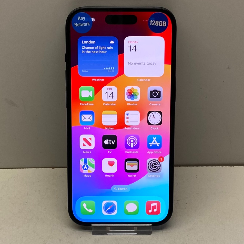 Pre-owned Apple iPhone 15 Unlocked Model A3090 128GB in Black - Own4Less